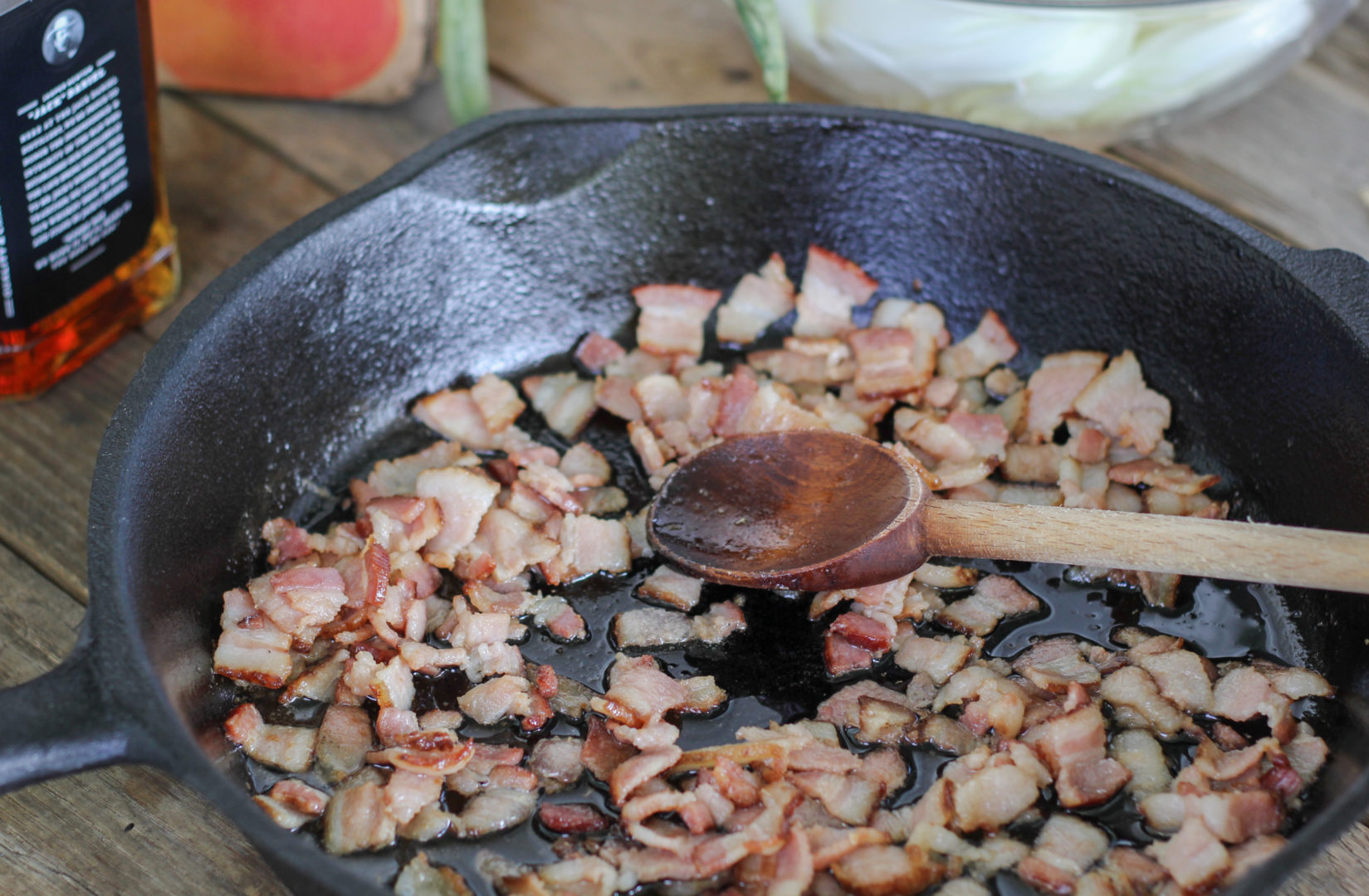 Caramelized Strawberry Onions with Bacon & Bourbon - Suwannee Rose