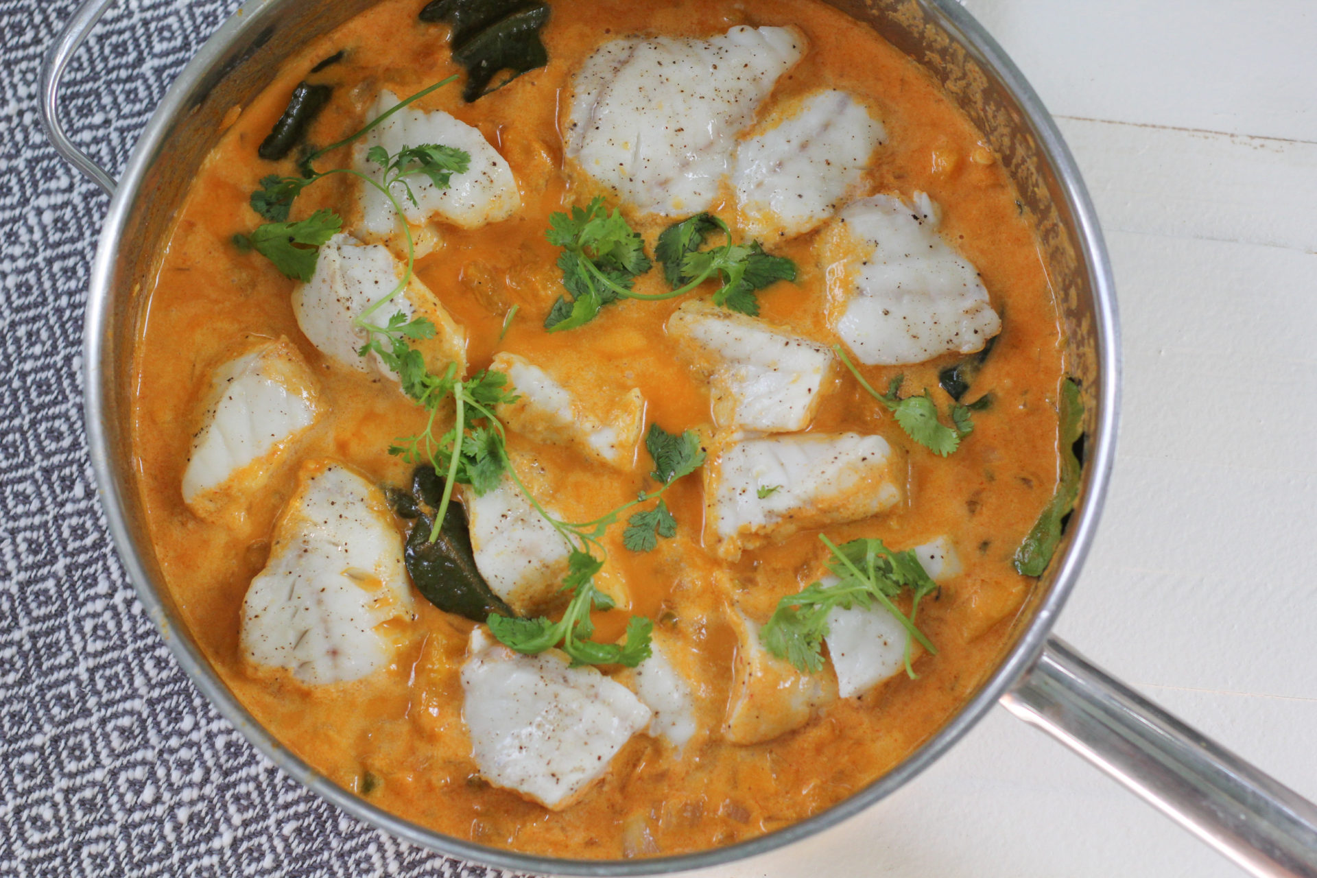 Mango Coconut Fish Curry - Suwannee Rose
