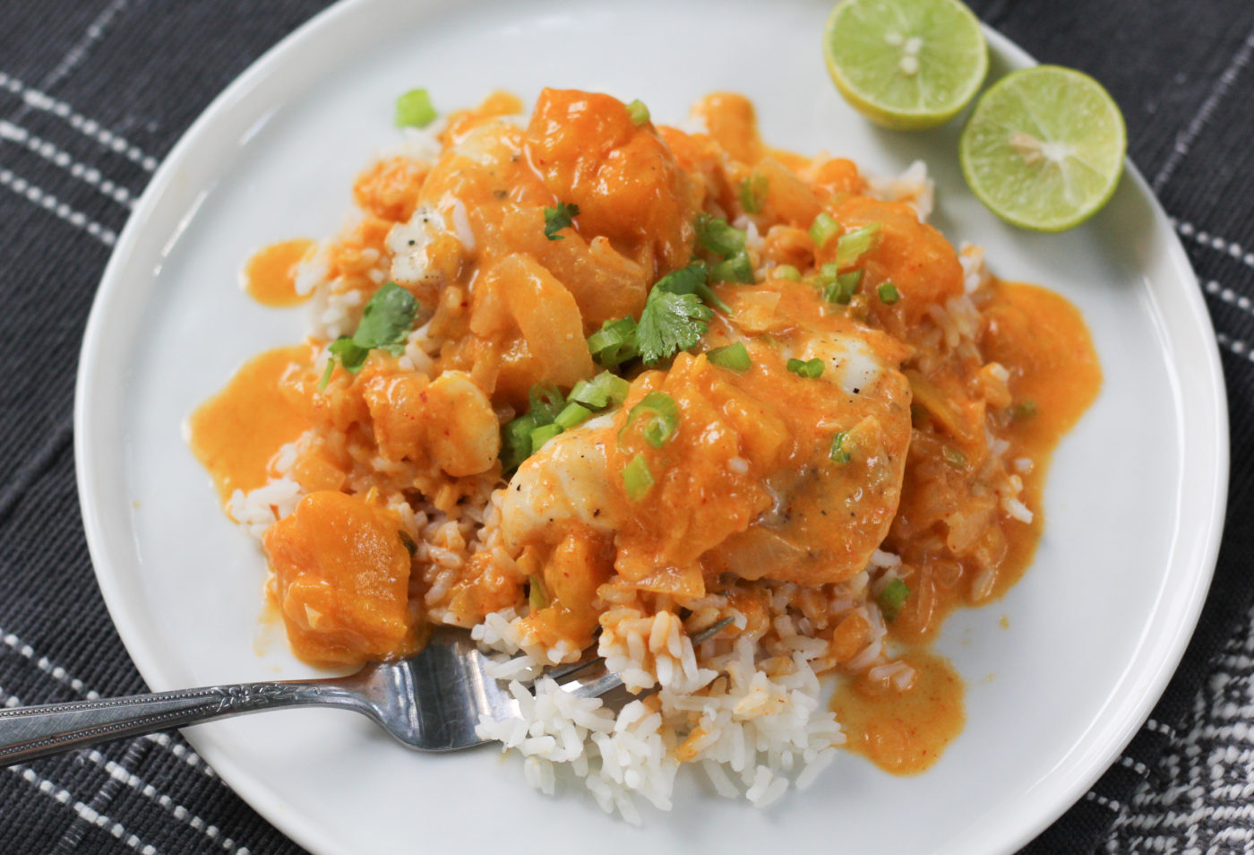 Mango Coconut Fish Curry - Suwannee Rose