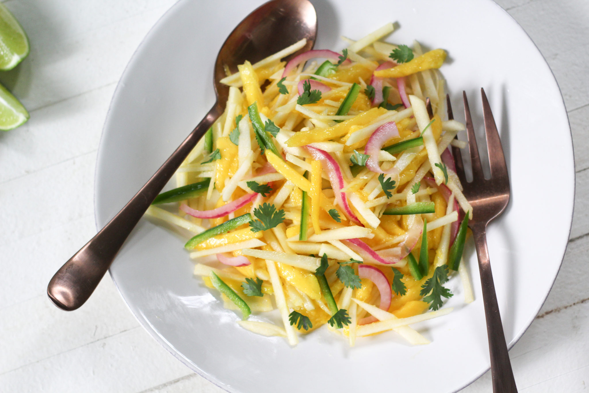 Spicy Mango Jicama Slaw - Suwannee Rose